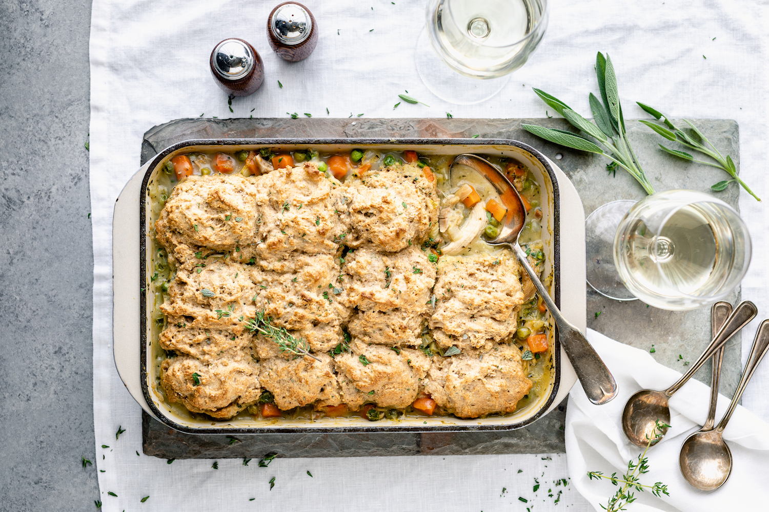 Turkey and Biscuit Casserole